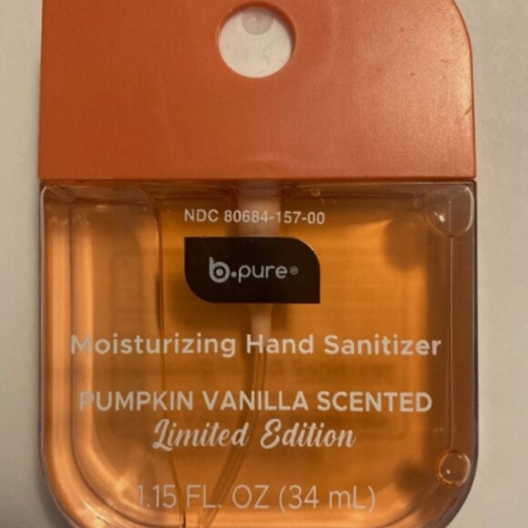 B Pure | Other | Bpure Hand Sanitizer Spray Pumpkin Vanilla Scent W ...